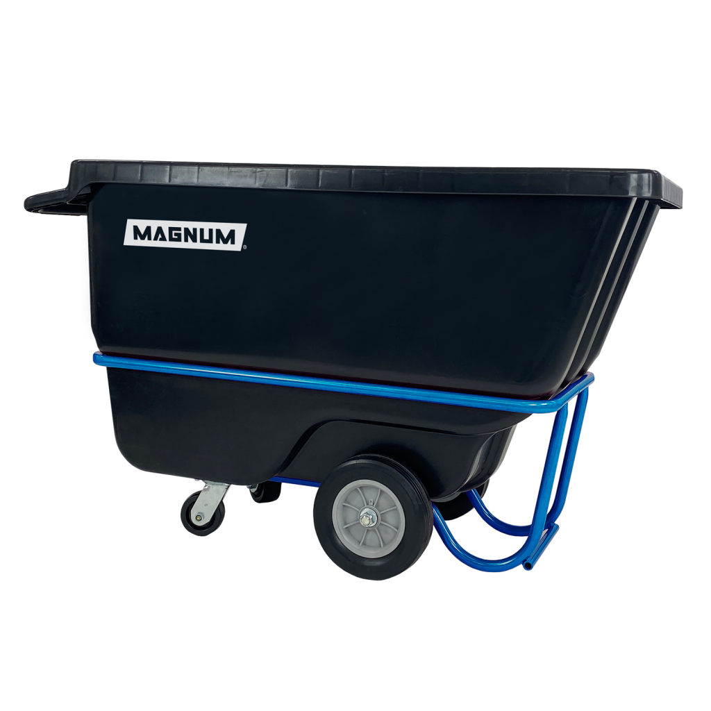 Sur-Pro DUC100-F 1 Cu. Yd. Covered Capacity Dump Cart with Forklift ...